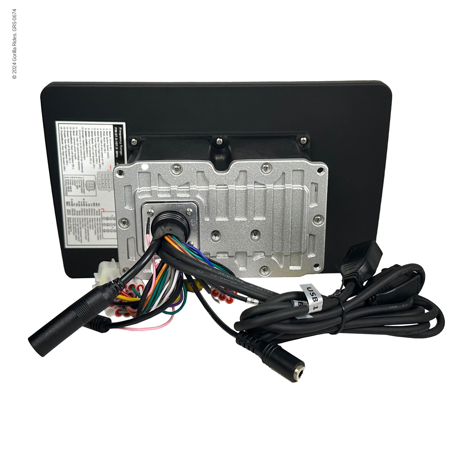 Golf Cart LCD Screen V1 10.1" Fits Gorilla Rides EV G Series & Venom D