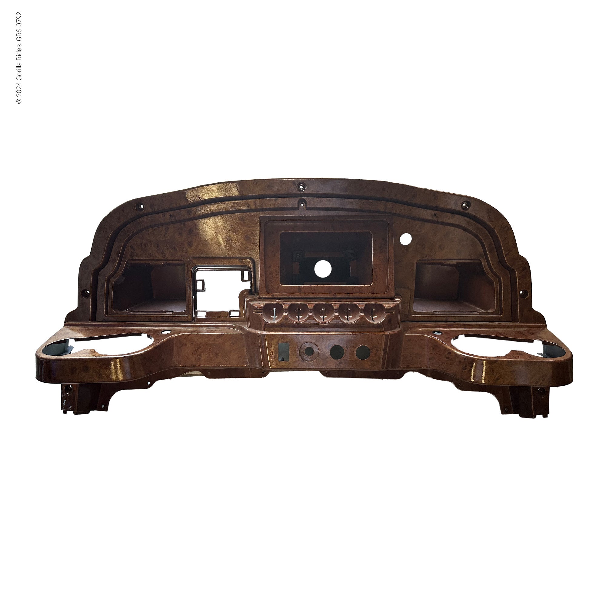 Golf Cart Full Dash Kit Faux Wood Fits Gorilla Rides EV G Series and V